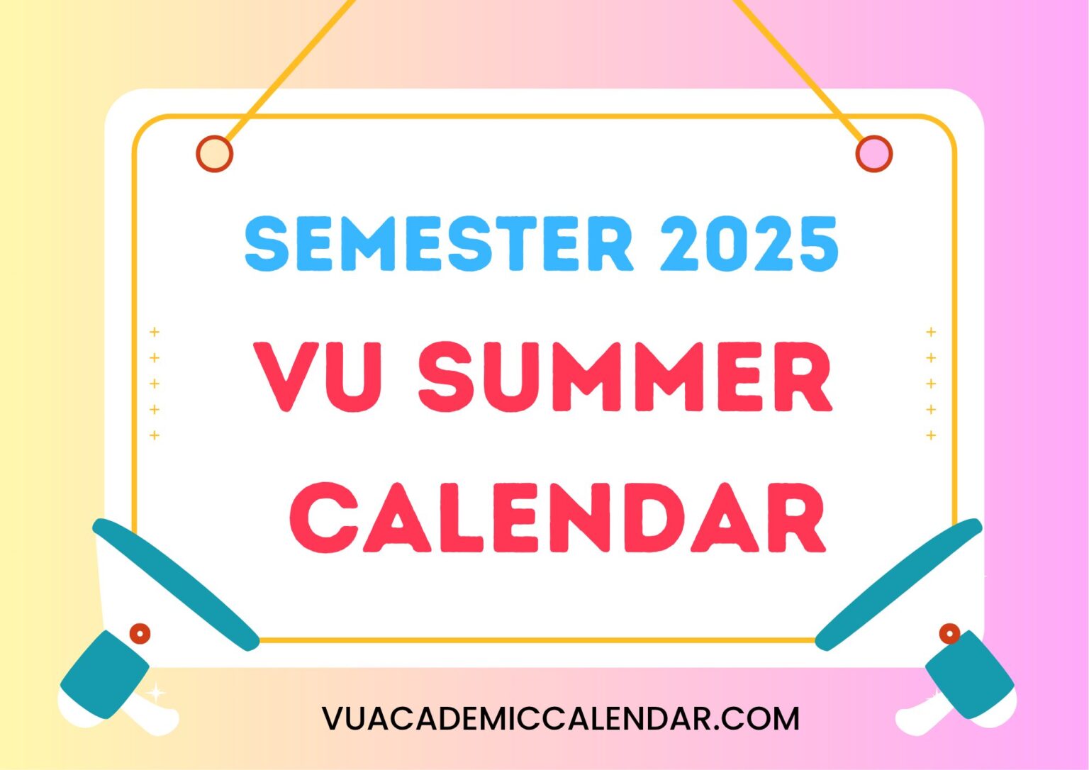 VU Academic Calendar